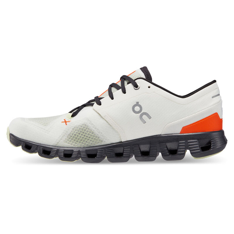 On Cloud X3 Running Shoes Ivory Flame ON Running On Cloud X3 Running Shoes Ivory Flame ON Running