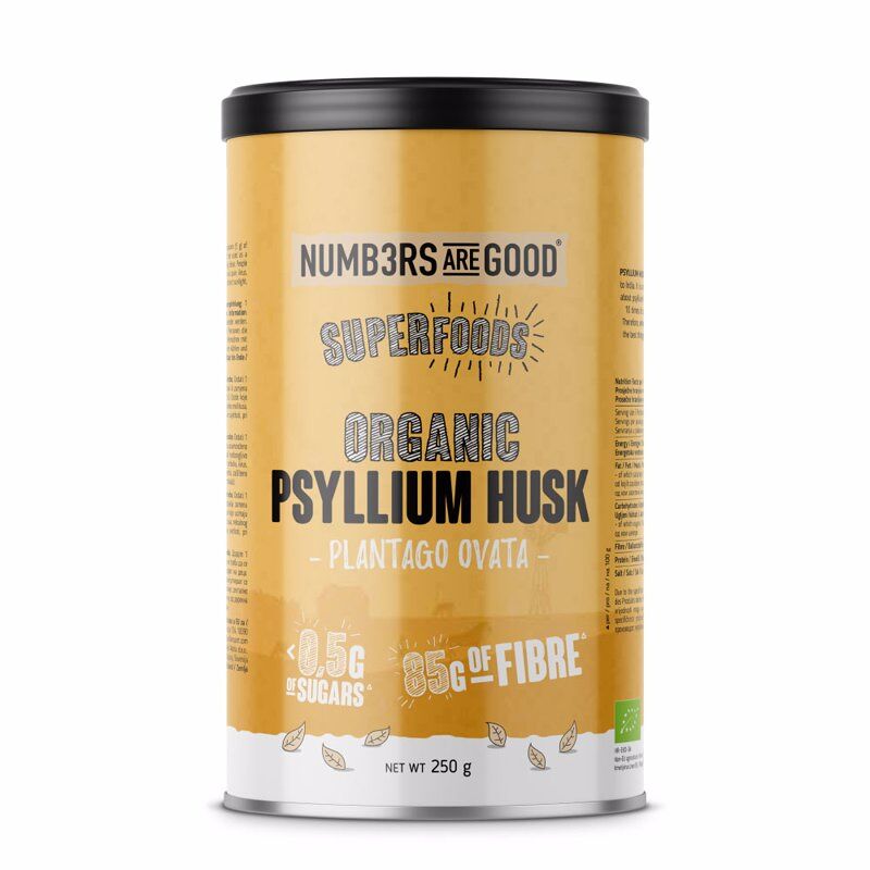 Psyllium Husks Organic 250 G Numbers Are Good