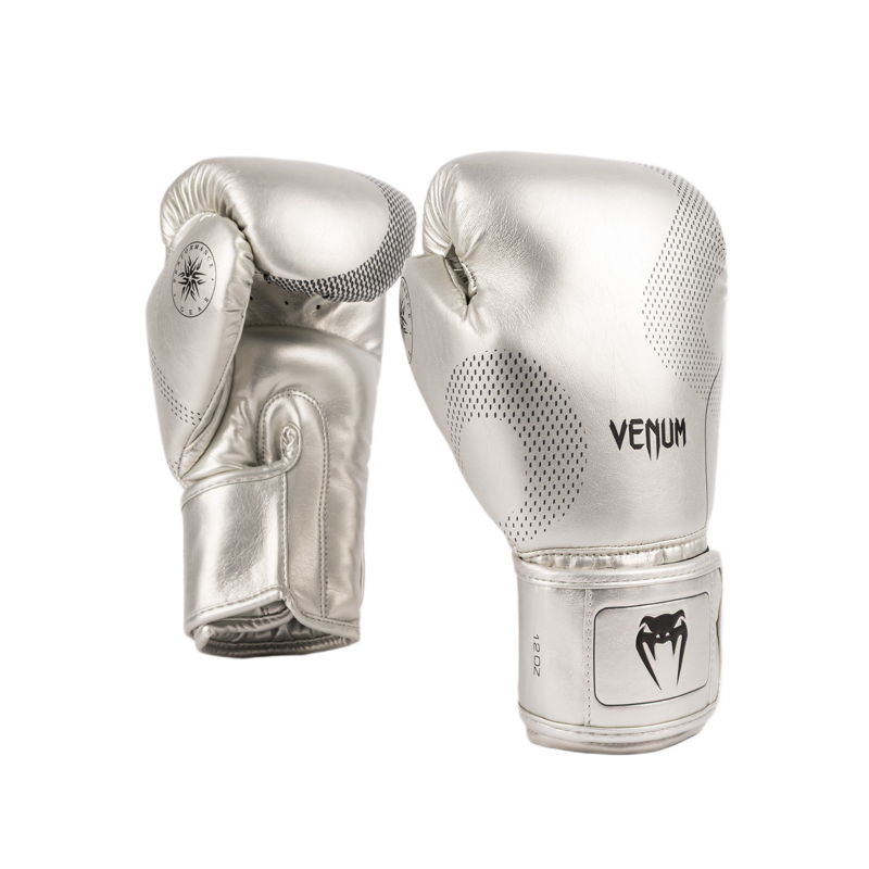 Venum Nexus Boxing Gloves, Silver/Black