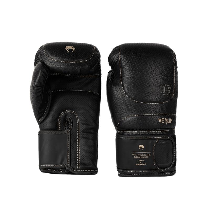 Venum Impact Evo Scales Boxing Gloves, Black