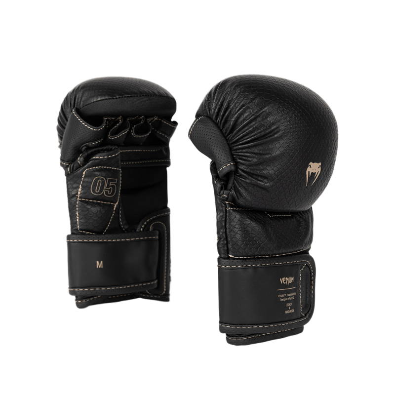 Venum Impact Evo Scales MMA Sparring Gloves, Black
