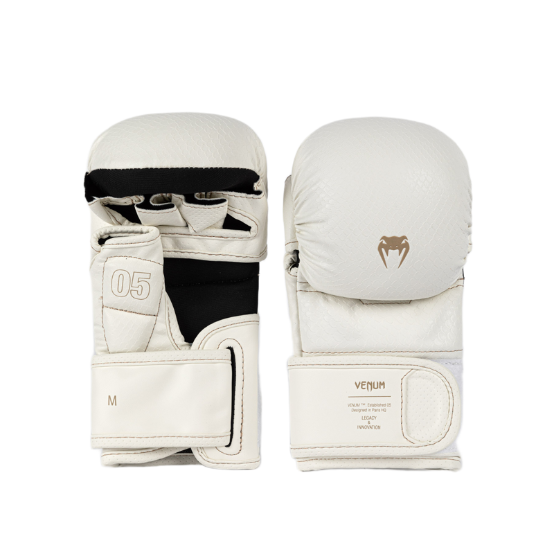 Venum Impact Evo Scales MMA Sparring Gloves, Ivory