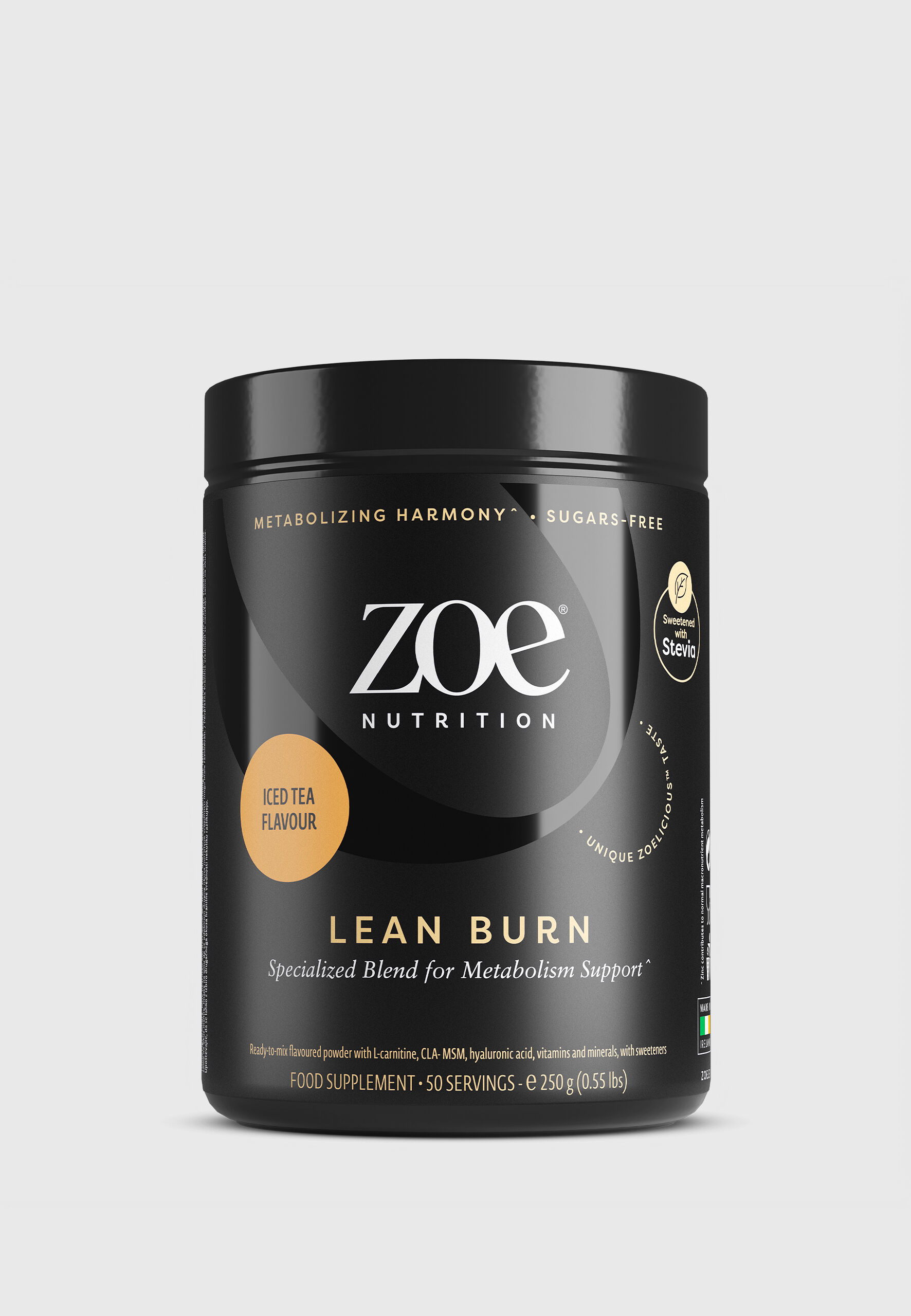 Lean Burn L-Carnitine, Ice Tea, 250 g | zoe®